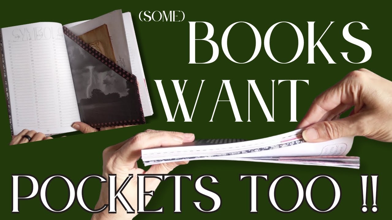 Easy, Practical Pockets For Books Like Journals, Study Guides, and ...