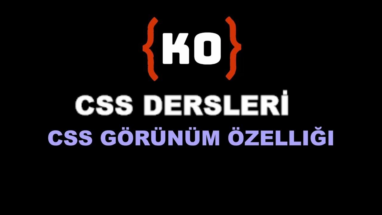 Css Dersleri -11- Görünüm (Display) Özellikleri #webprogramlama - YouTube