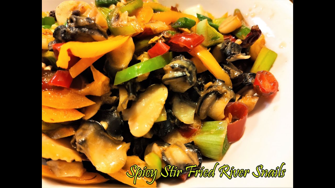 Spicy Stir Fried River Snails 风味独特的辣炒田螺 - YouTube