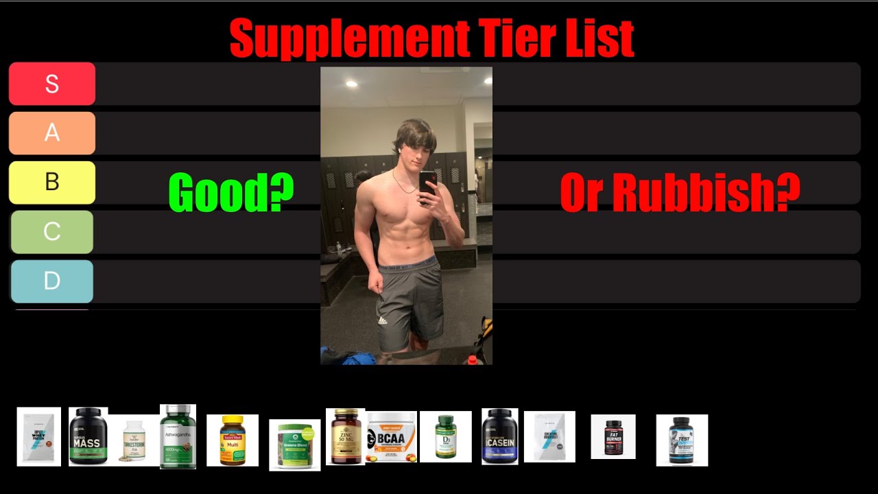 SUPPLEMENT TIER LIST ( Are They Worth It?) - YouTube