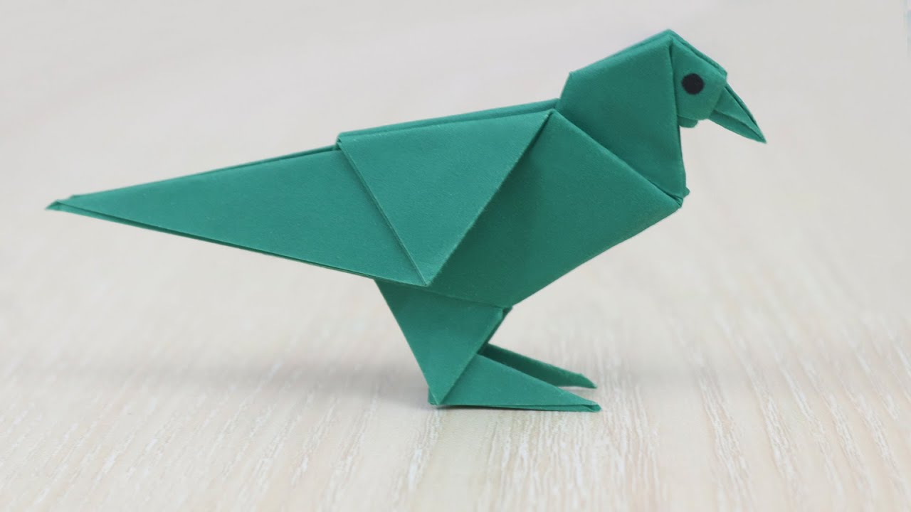 How to Make an Origami Pigeon - Paper pigeon Folding - YouTube