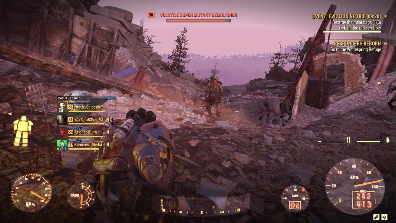 Fallout 76 Super Mutant Onslaught - YouTube