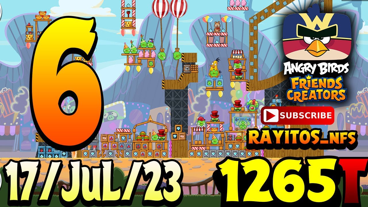 Angry Birds Friends Level 6 Tournament 1265 Highscore POWER-UP ...
