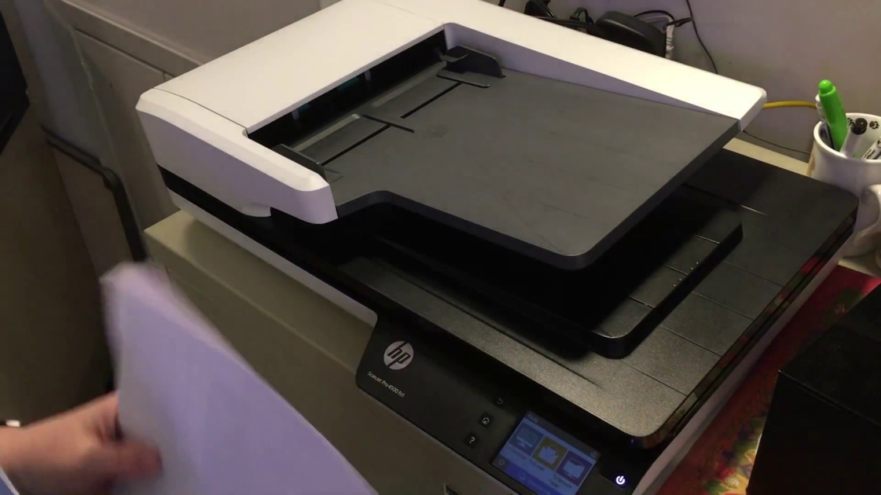 HP ScanJet Pro 4500 Fn1 Evaluation - 2 of 7 - YouTube