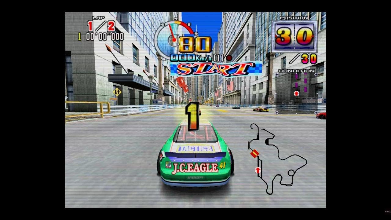【PS5】Daytona USA 2 (Sega Racing Classic 2) expert course【龍が如く7外伝】 - YouTube
