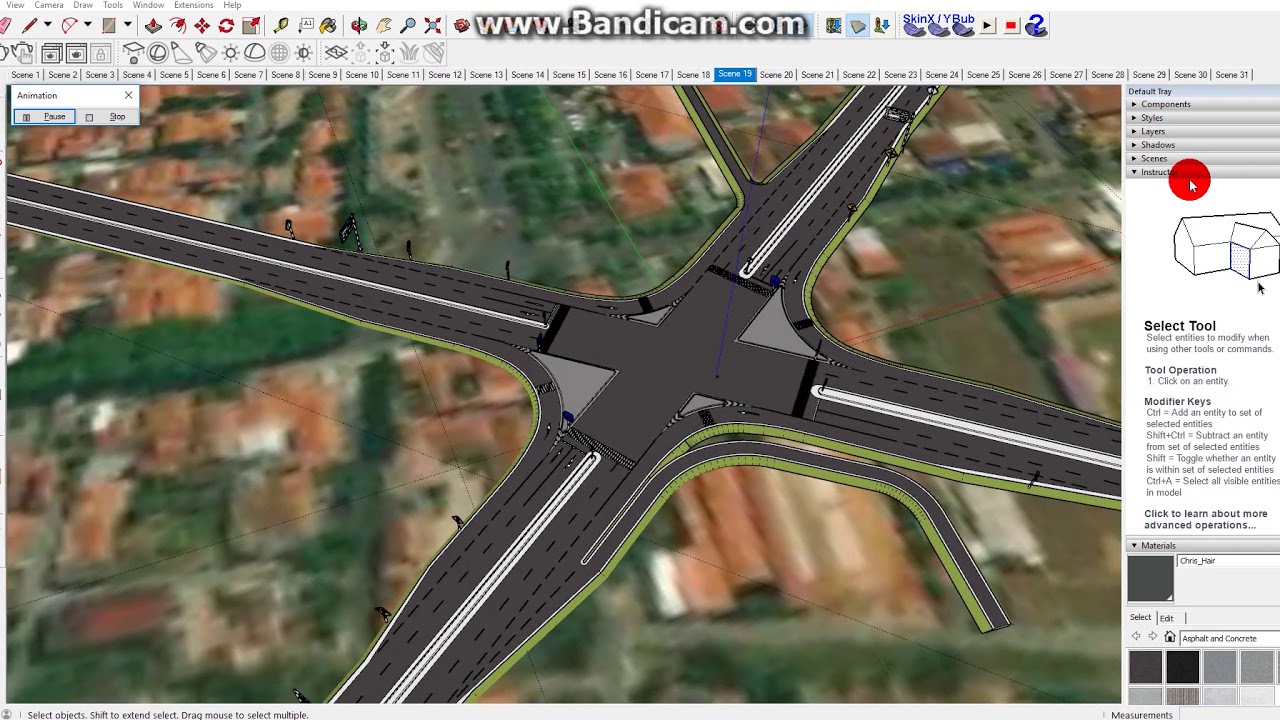 Scenes Sketchup ; Intersection Duwet, Pemalang Batang - YouTube
