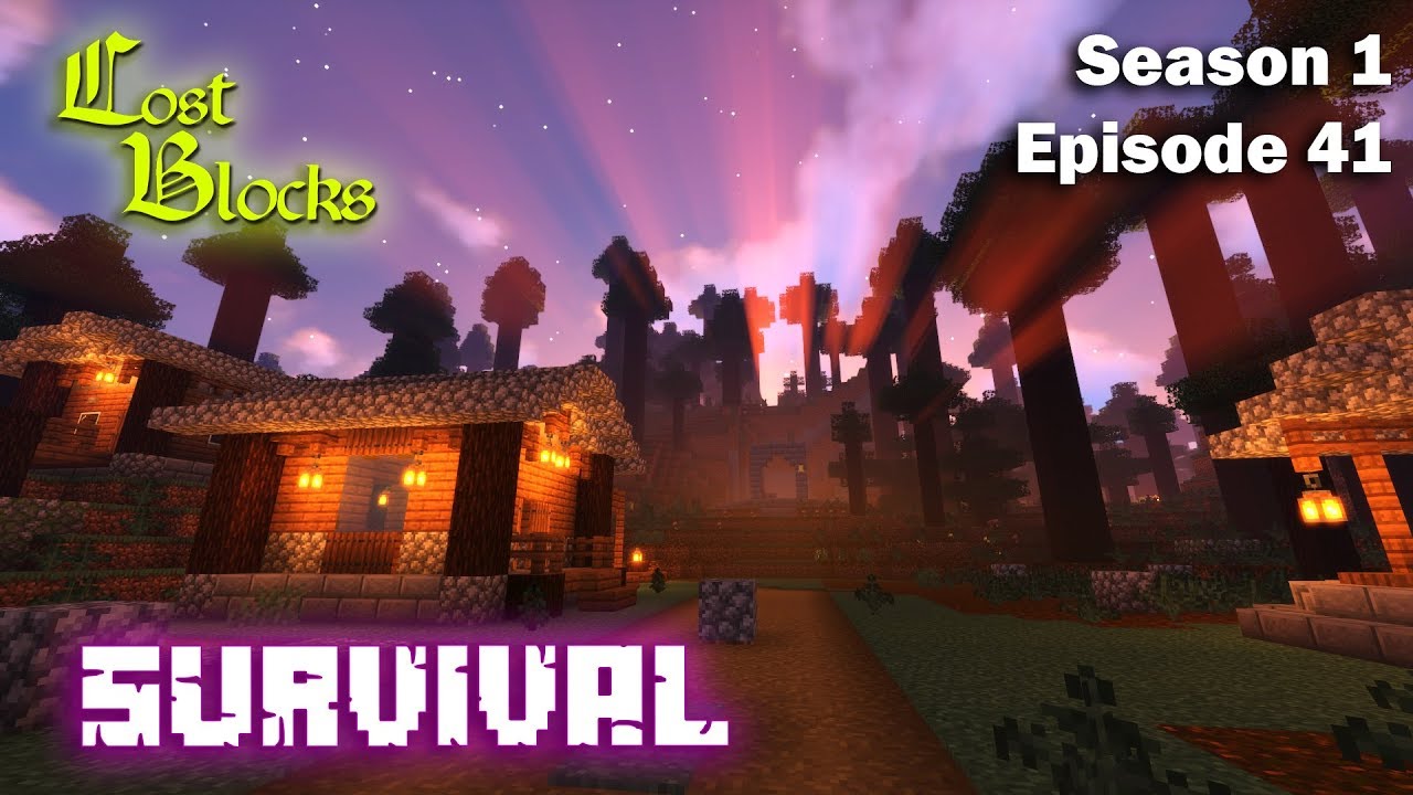 Lost Blocks HARD SURVIVAL [Season 1 Episode 41] *ROAD TO 300* Minecraft ...