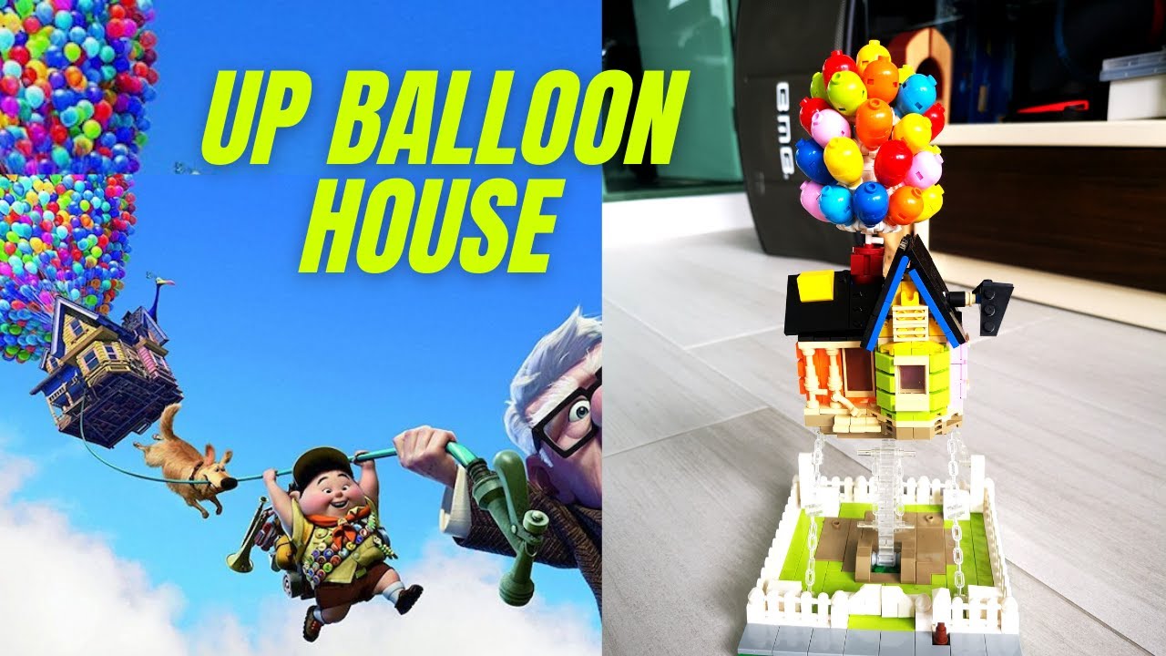 Up Balloon House Lego (Up movie): Lego DK 7025 555pcs - YouTube