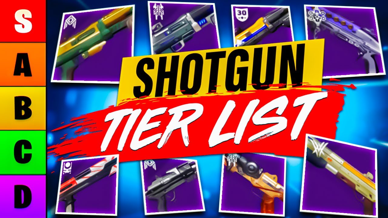 I Ranked Every Shotgun in a Tier List (Destiny 2) - YouTube