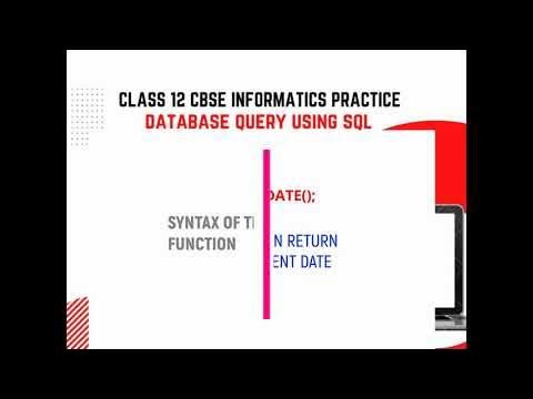 sql CURDATE FUNCTION - YouTube