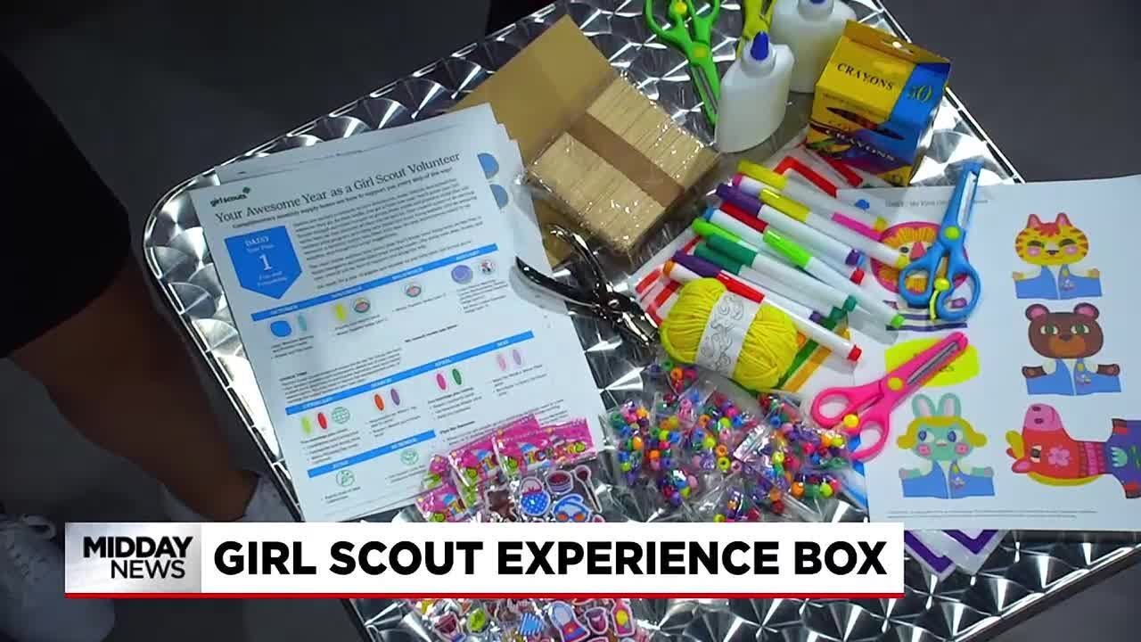 Girl Scout experience box program - YouTube