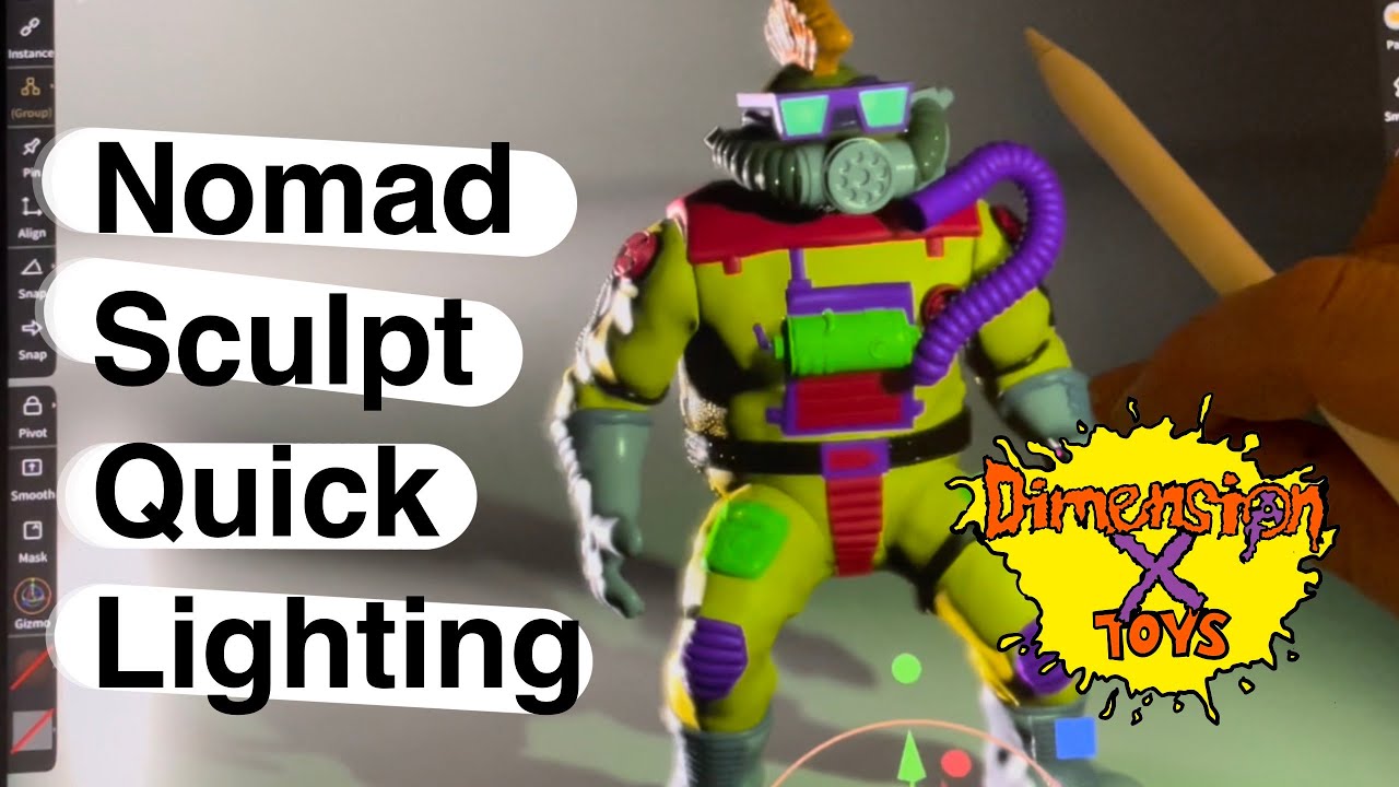 Nomad Sculpt Quick Lighting Tutorial - YouTube