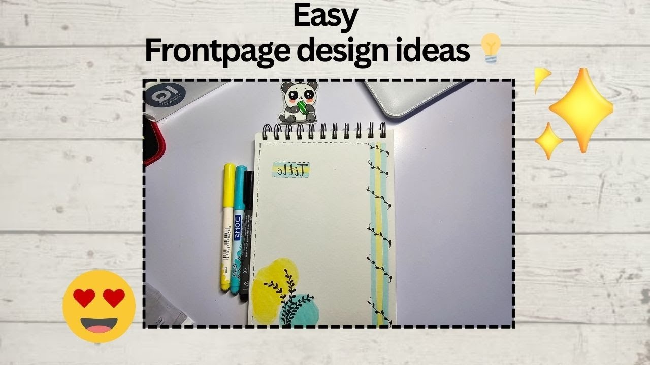 Easy Frontpage Ideas -day1 #video #trending #trendingvideo #frontpage # ...