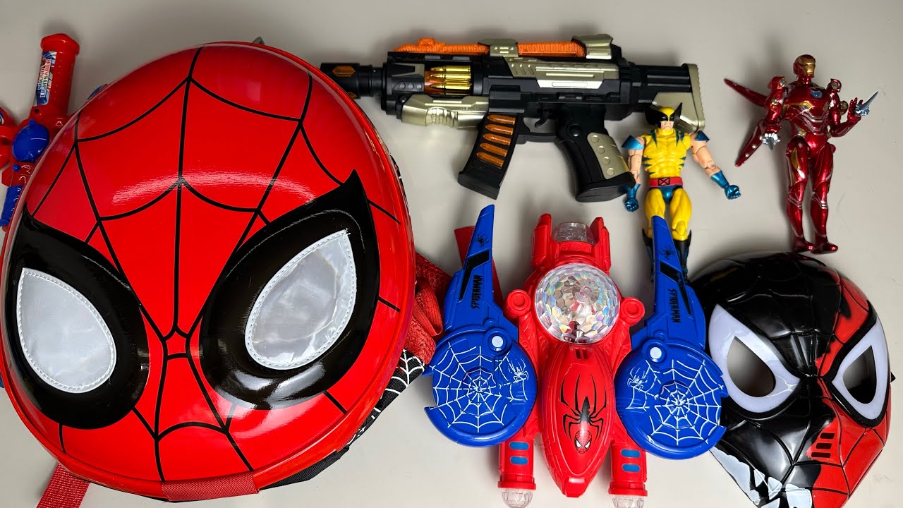 Spider - Man toy collection, Marvel popular toy set, immersive unboxing ...