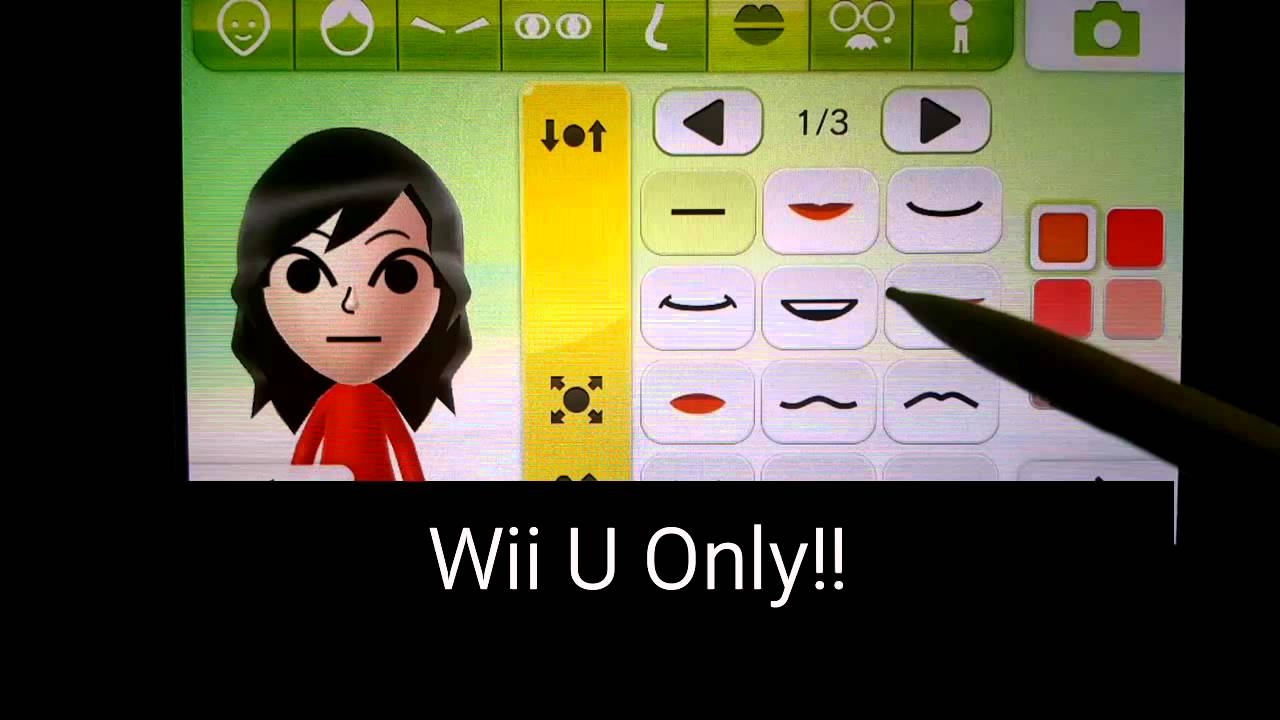 How to make a cute mii - YouTube