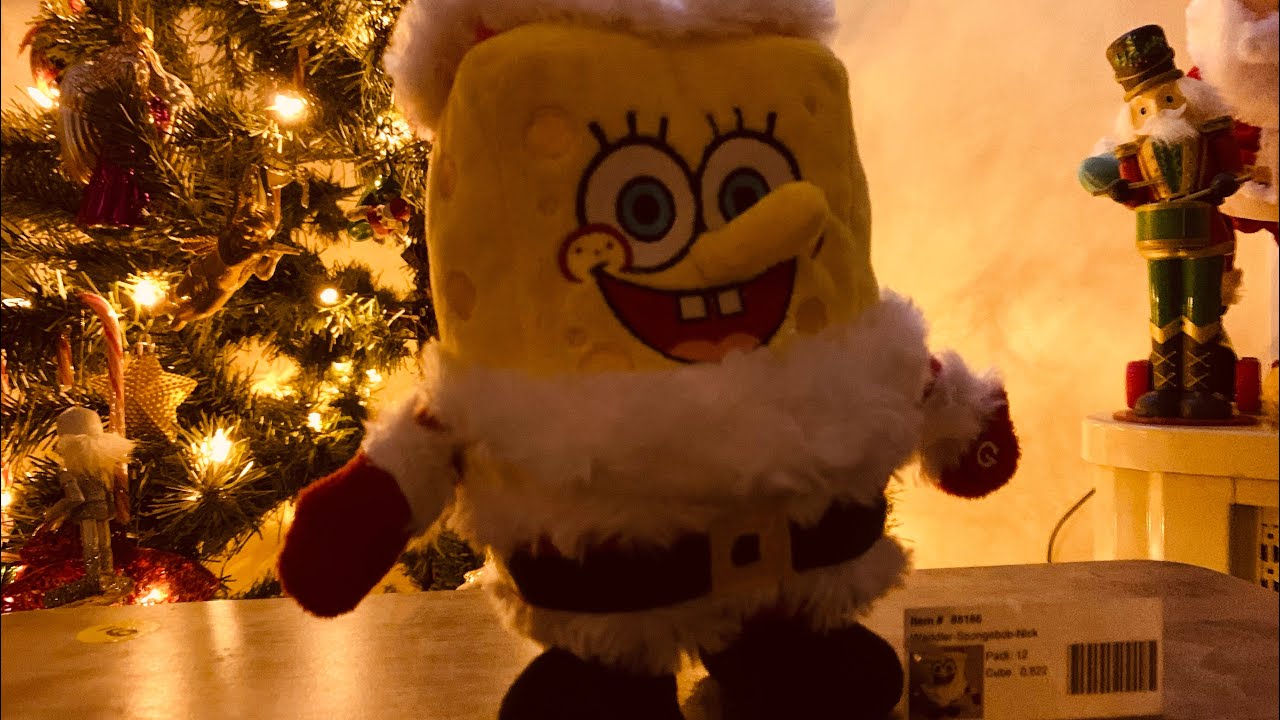Gemmy Prototype waddler Santa SpongeBob SquarePants - YouTube
