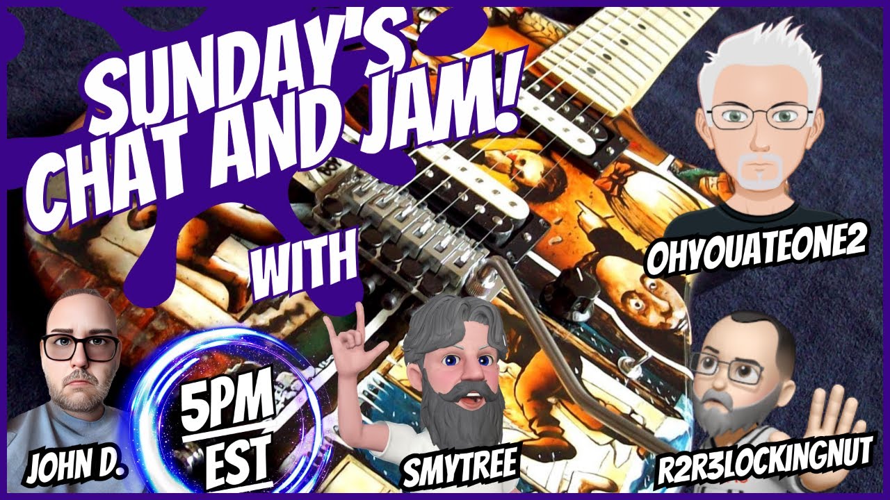 Sunday Chat and Jam! How long will we last today? #music #guitarmusic # ...