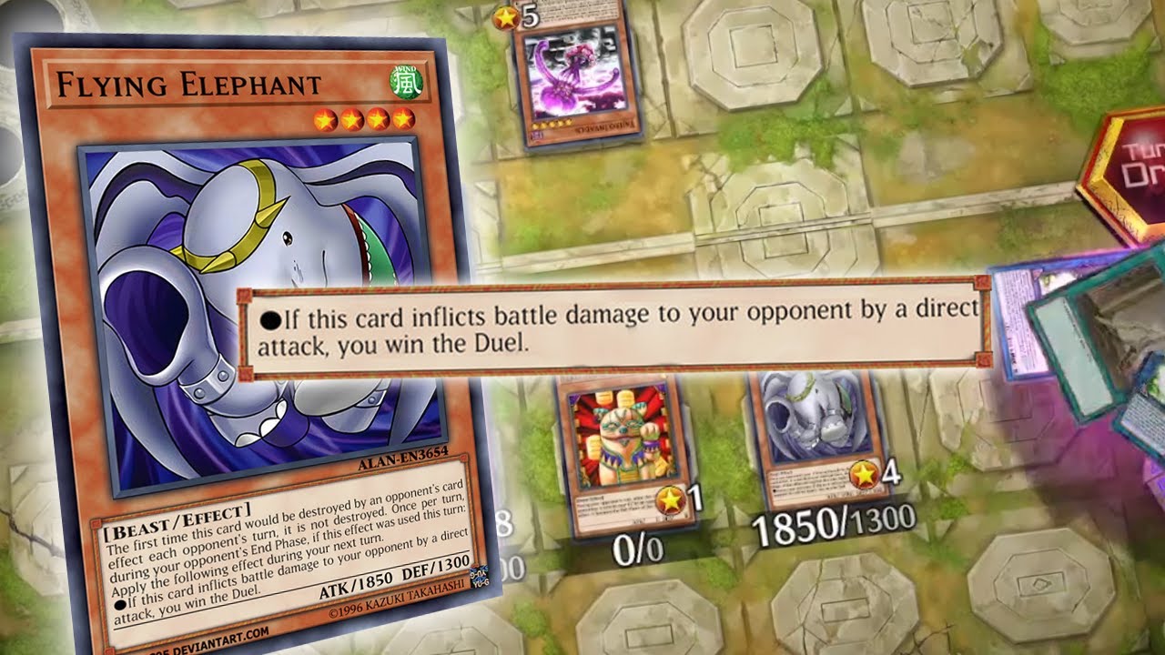 I tried to win with FLYING ELEPHANT. Yugioh Master Duel - YouTube
