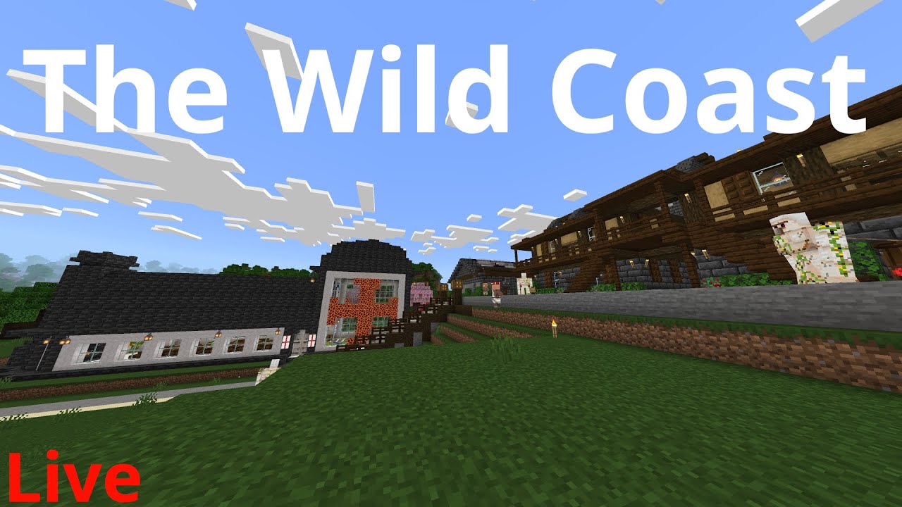 well we have came a long way. | Minecraft: the wild coast SMP - YouTube