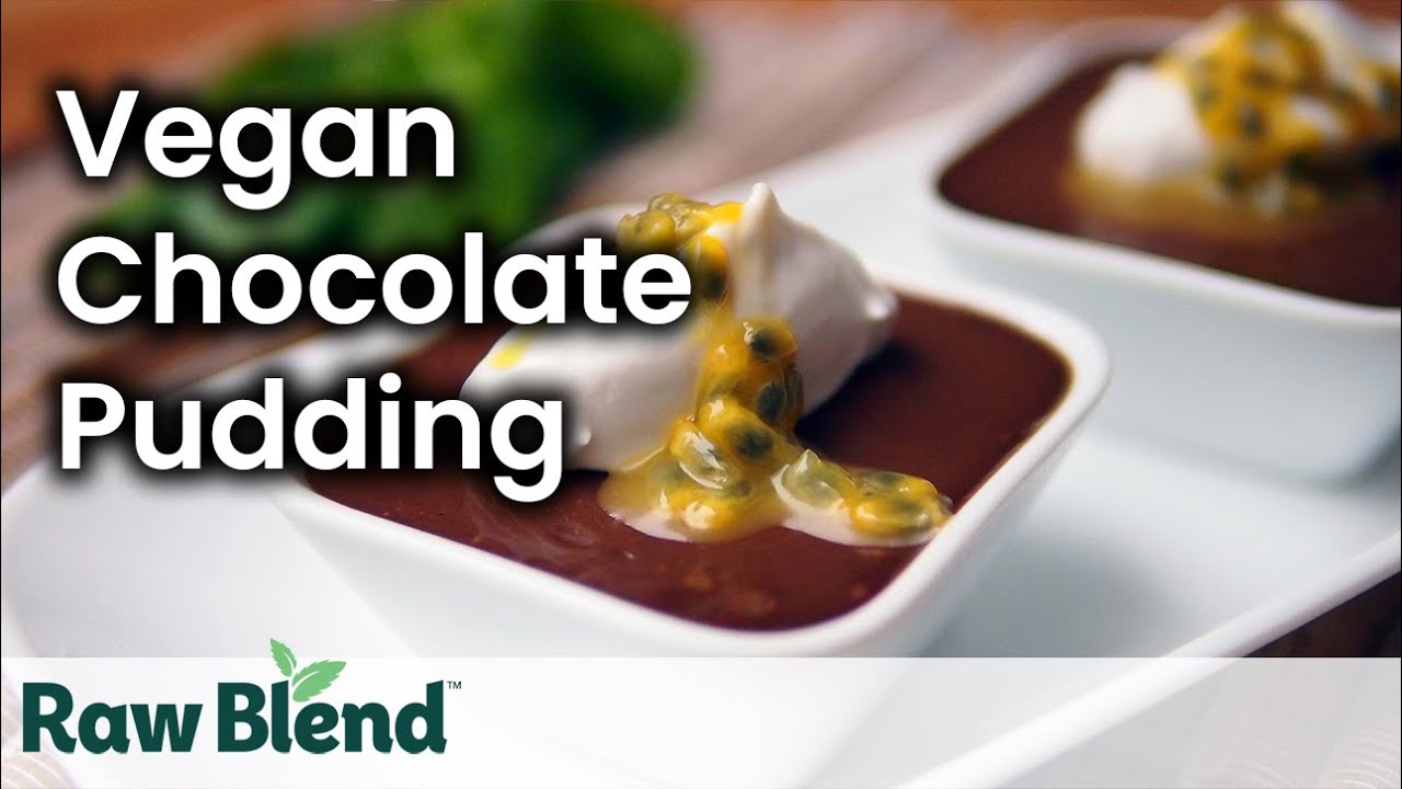 How to make Vegan Chocolate Pudding in a Vitamix Blender | Recipe Video ...