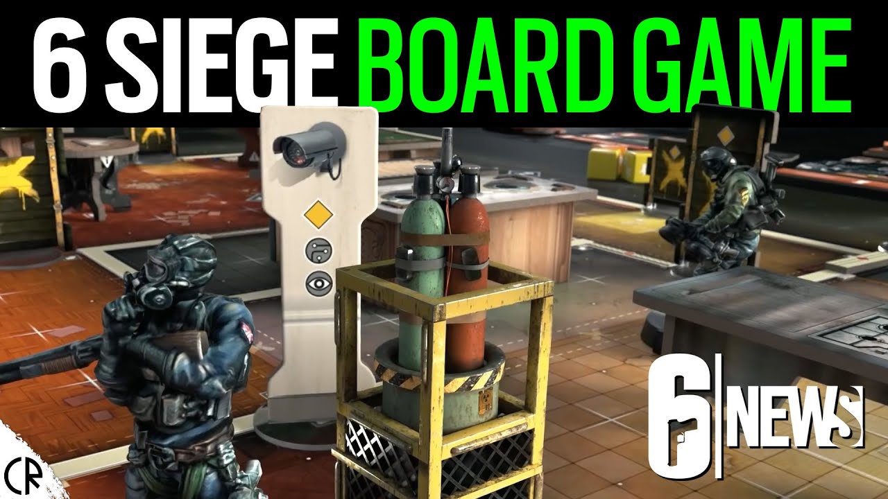 6: Siege The Board Game - 6News - Rainbow Six Siege - Boardgame - YouTube