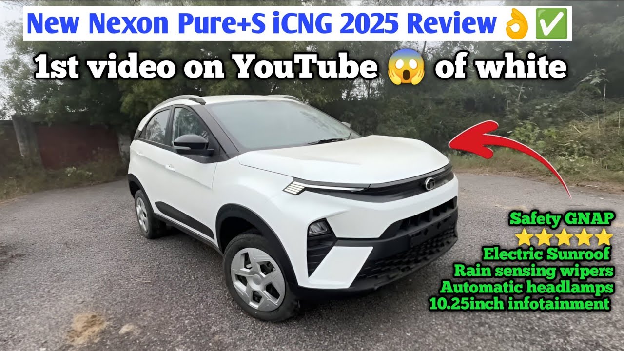 tata nexon pure plus s cng 2025 model review White | Tata Nexon Pure ...