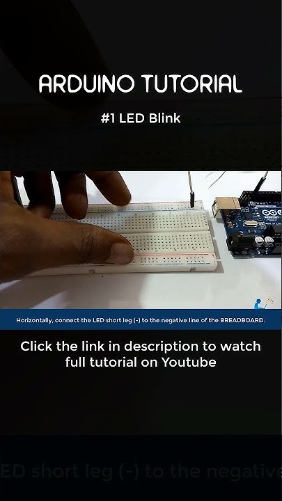 Arduino Tutorial #shorts - #1 LED Blink with code - YouTube