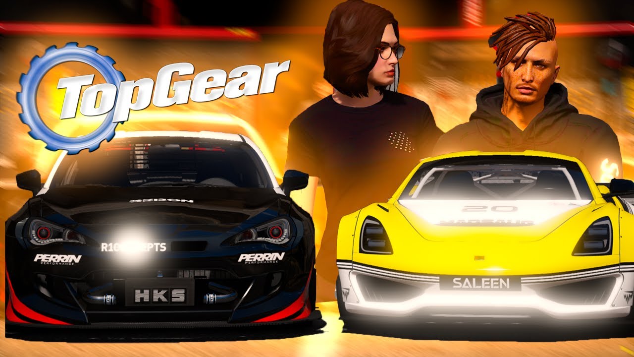 GTA V TOP GEAR - SALEM S1 T1 & SUBARU BRZ - YouTube