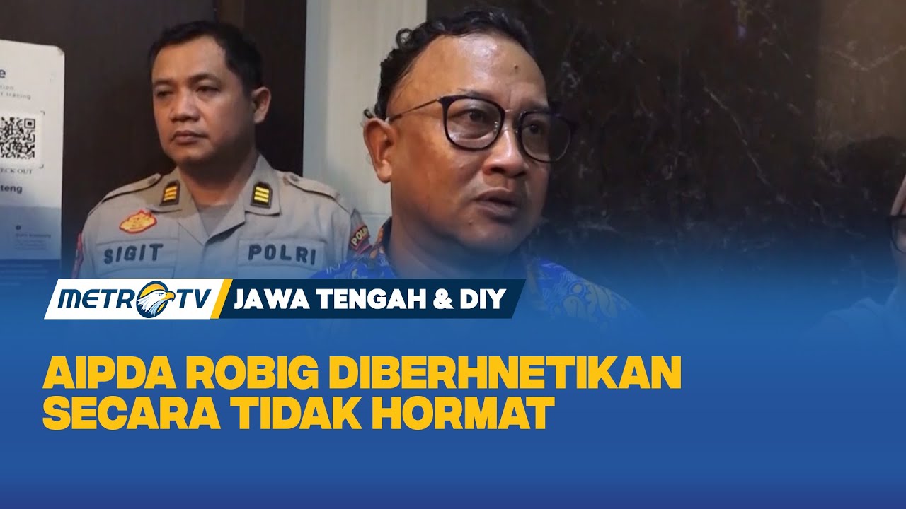 Aipda Robig P3n3mb4k Siswa Diberhentikan dengan Tidak Hormat - YouTube
