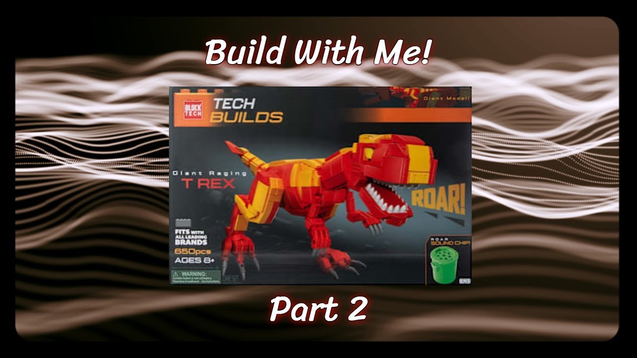 Build With Me! Block Tech - Tech Builds - Giant Raging T Rex - Part 2 ...