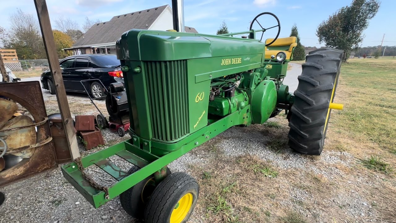 John Deere 60 Pulling Tractor Fist Ride - YouTube