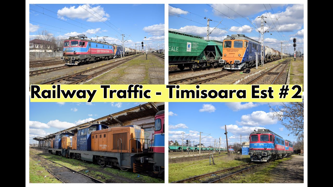 🟢 Trafic Feroviar | Railway Traffic - Timisoara Est #2 - YouTube