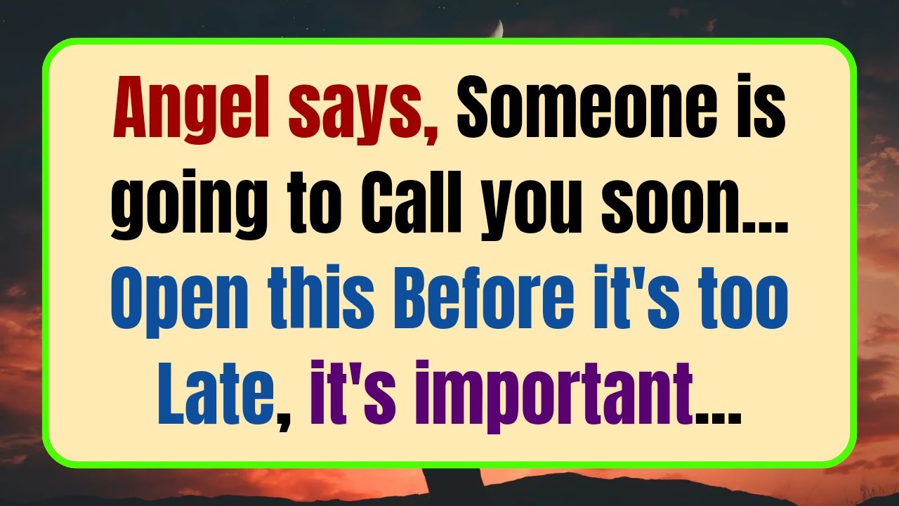 🌈 God Message Today | Someone is going to Call you soon...| Prophetic ...