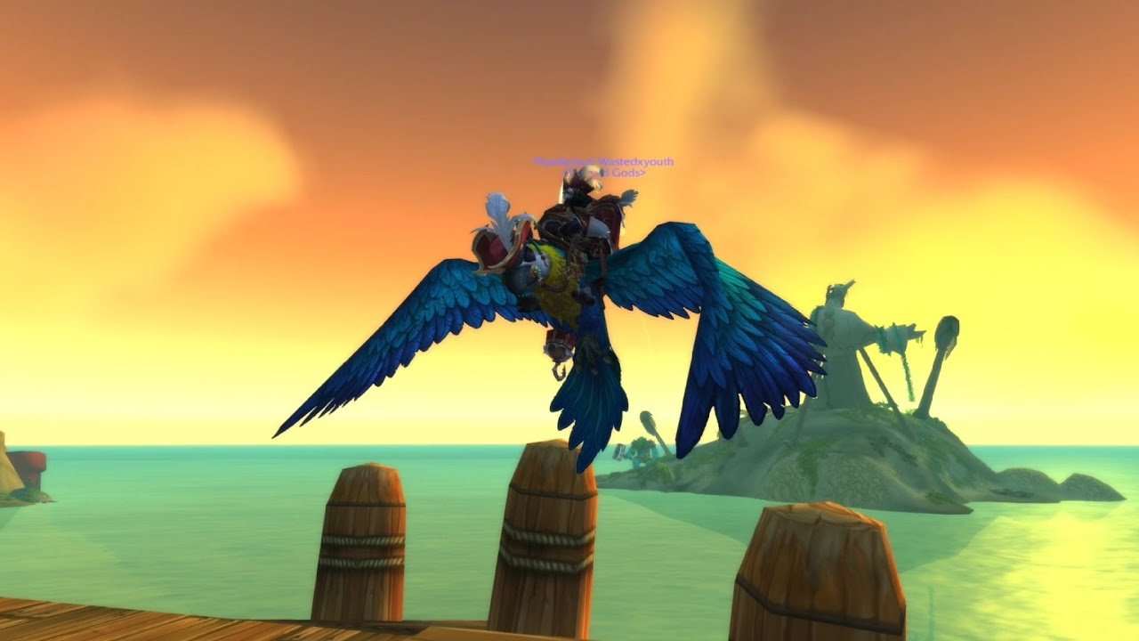 Polly Roger Dragonriding mount and Plunderlord set . - YouTube