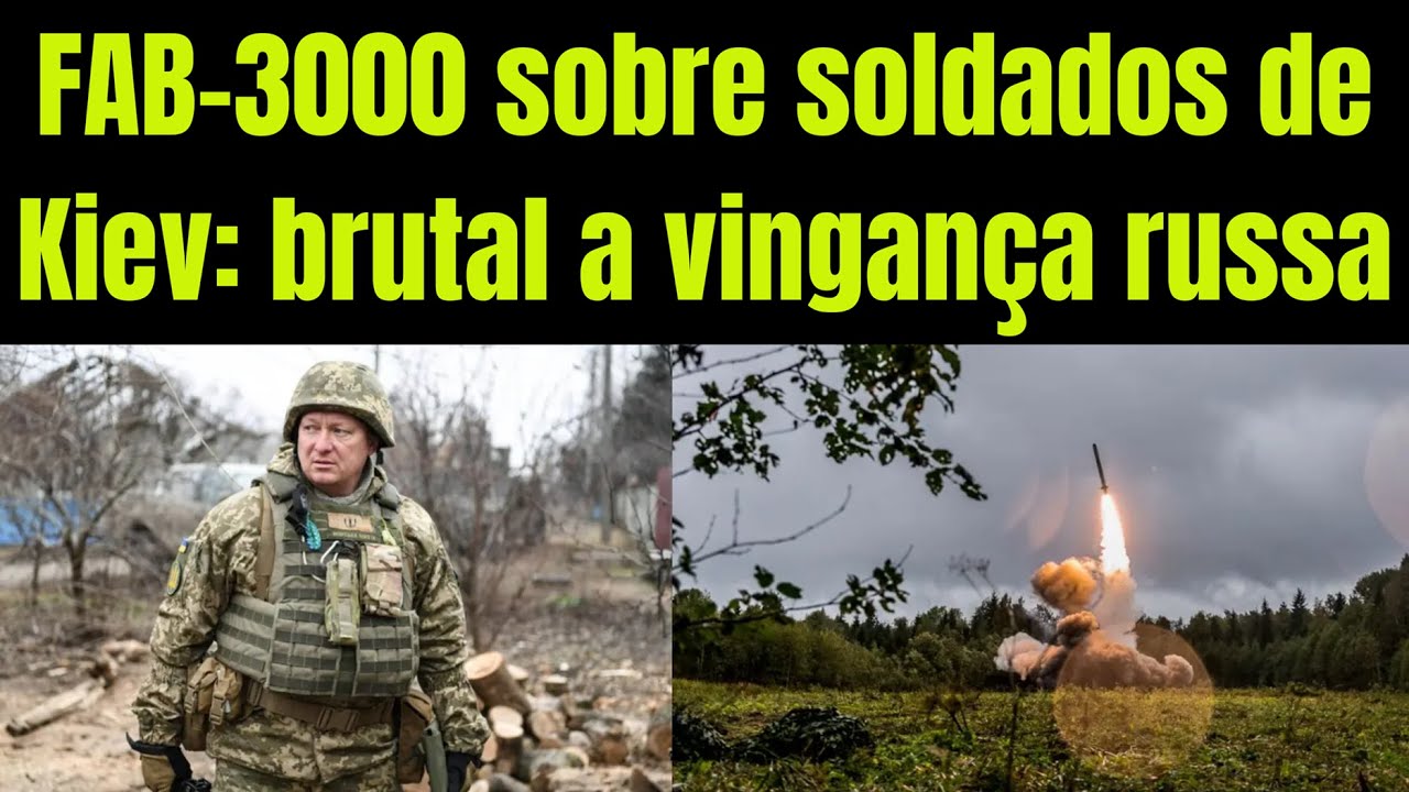 A Bomba FAB-3000 esfarelou a todos no lugar: a brutal vingança russa ...
