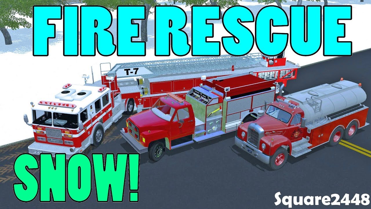 Farming Simulator 17 | Fire Rescue | Bus Fire | Mansion Fire & Logging ...