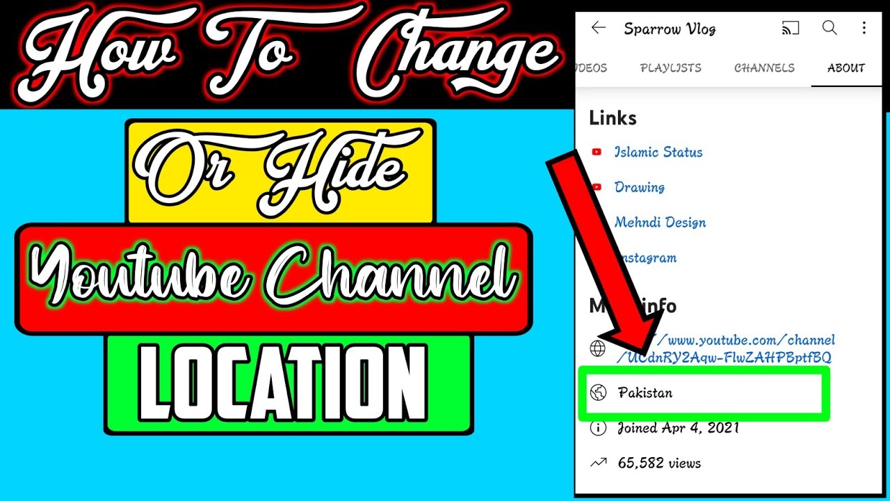 How To Change YouTube Channel Location | How To Set YT Channel Location ...