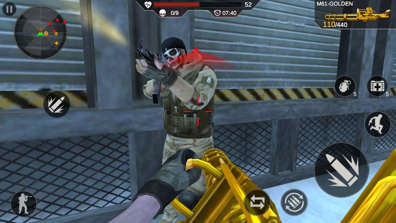 FPS Offline Strike : Encounter strike missions Android Gameplay Part 3 ...