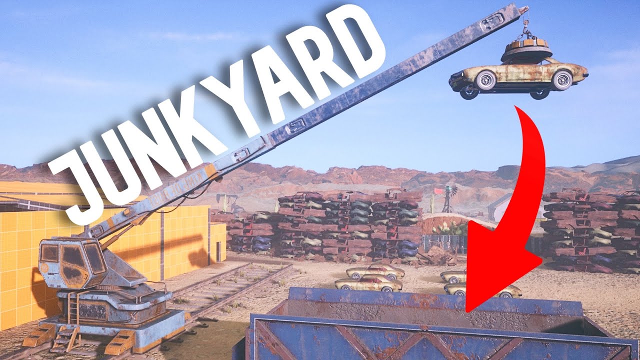 JUNKYARD SIMULATOR | Building A Junkyard Business In The Desert | Gas ...