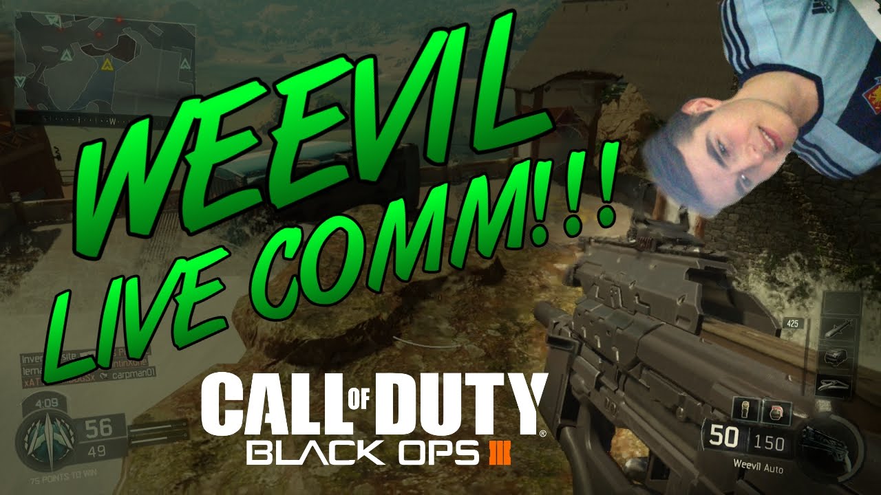 WEEVIL SMG!! // Call of Duty Black ops 3 LIVE Commentary!!! - YouTube