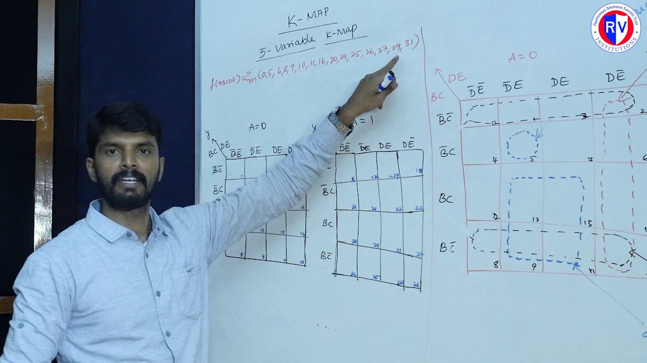 Lecture 6 Five Variable K Map Youtube 7538