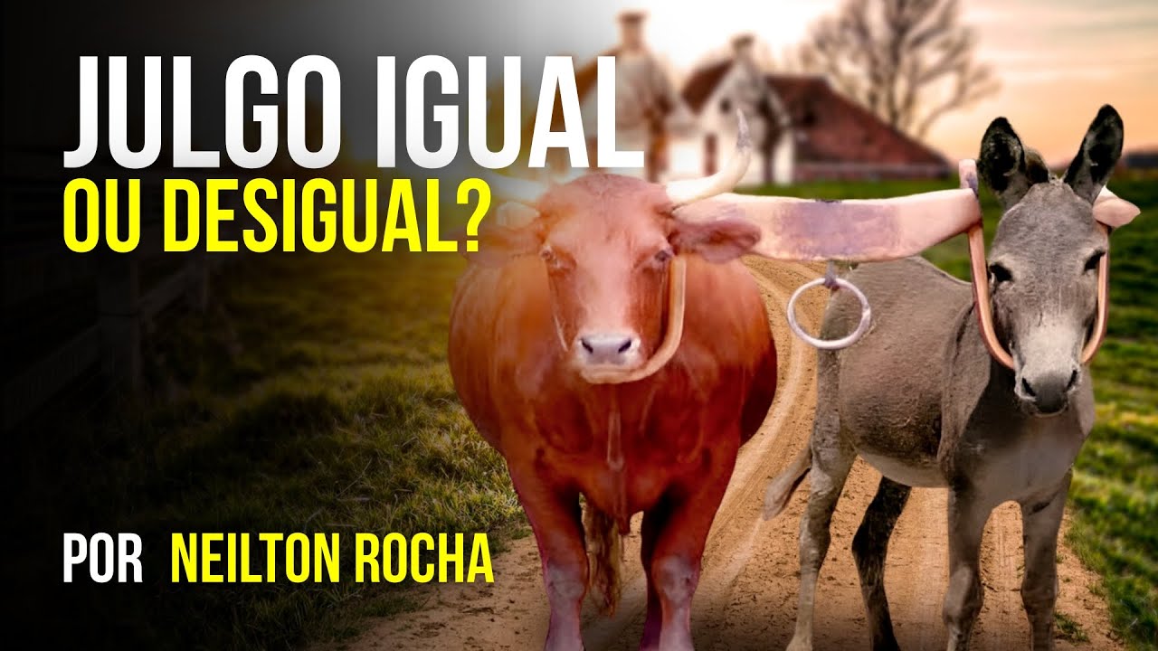 JULGO IGUAL, OU DESIGUAL? - Quarta-feira 31-05-23 - Pr. Neilton Rocha ...