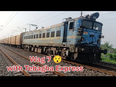 🔥 Wag 7 Tebagha Express& more+Wap 7+Wag 9 +Diesel Engine at an ...
