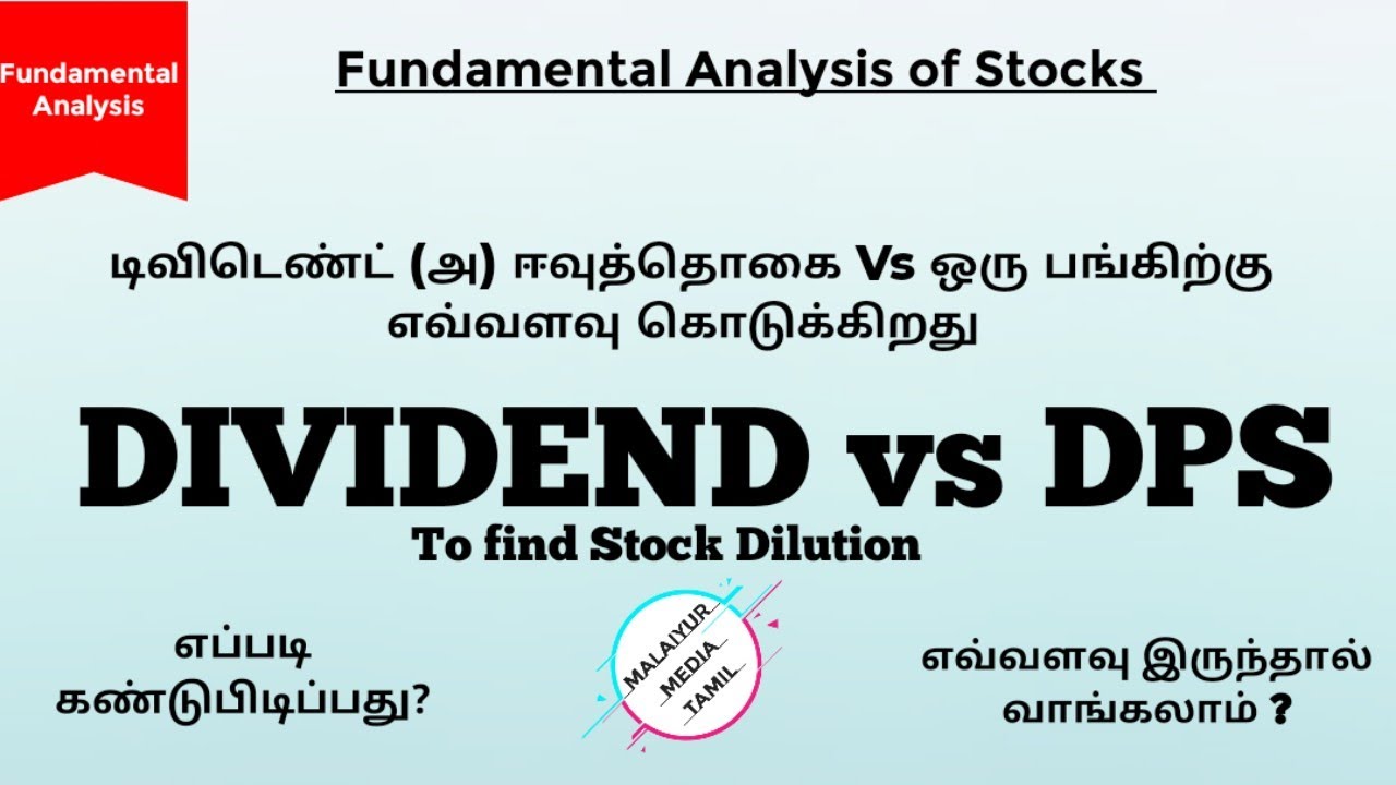 Dividend vs DPS / Fundamental analysis of Stock /Financial Ratio ...