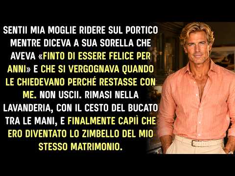 Ho sentito mia moglie ridere in veranda dicendo a sua sorella che aveva «finto di essere felice» per