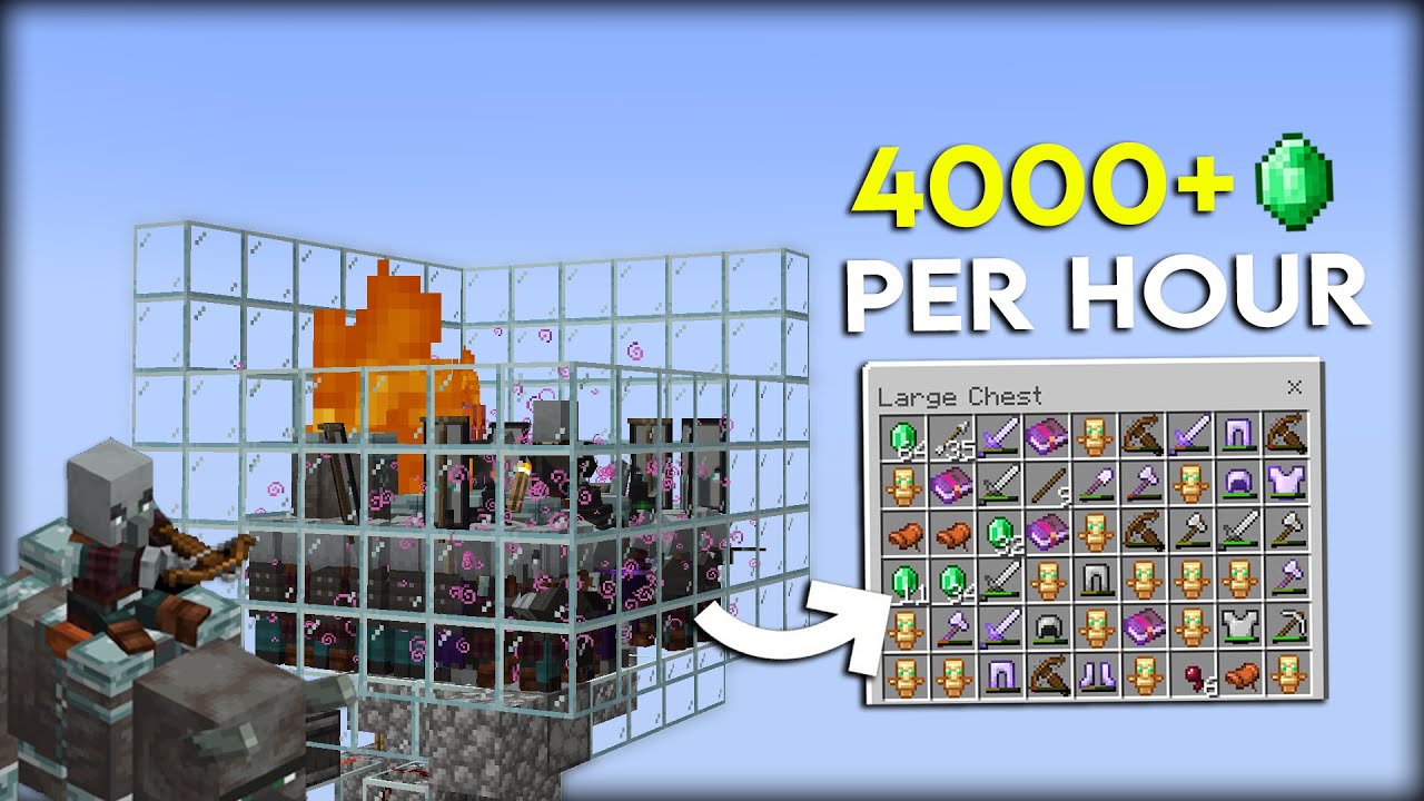 Minecraft 1.19.4 RAID FARM TUTORIAL | Insane Loot! BEST DESIGN - YouTube