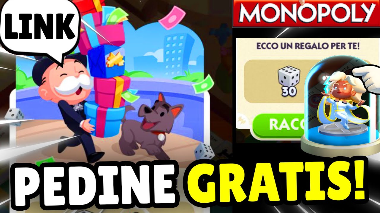 TRUCCO del LINK per AVERE PEDINE GRATIS su MONOPOLY GO!!-Monopoly GO ...