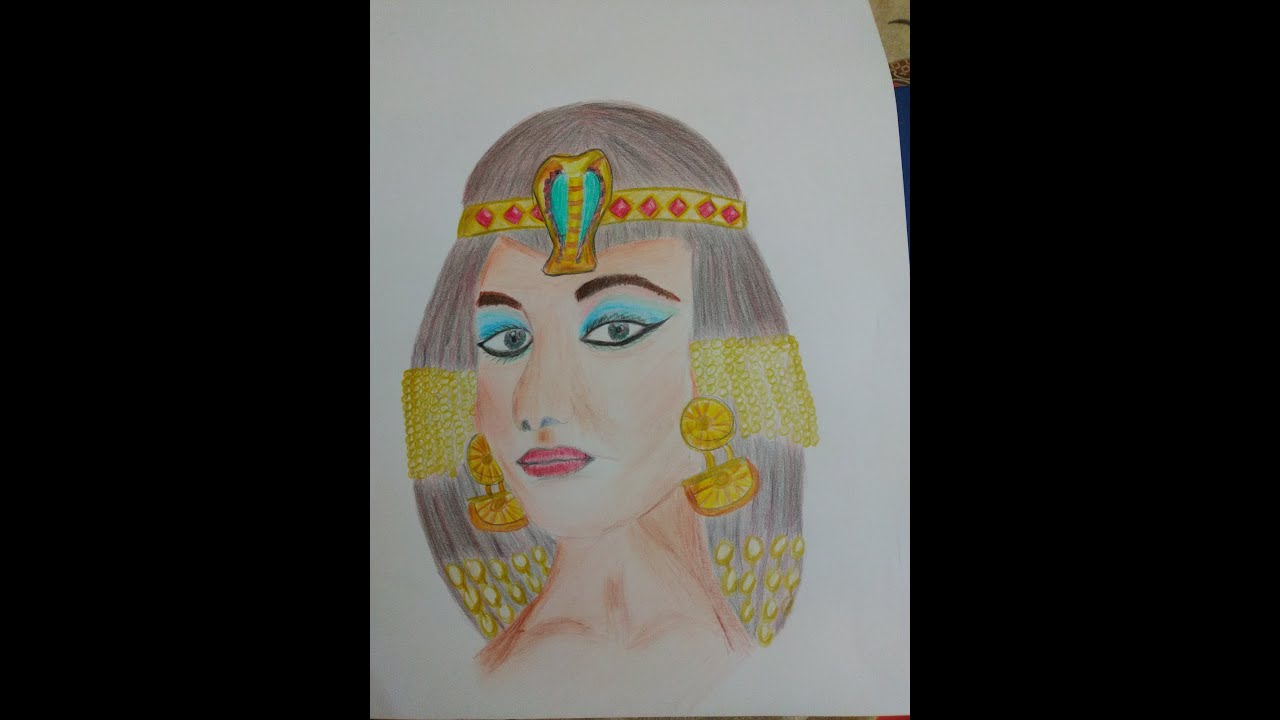 Cleopatra VII- Easy || Drawing Hub || - YouTube