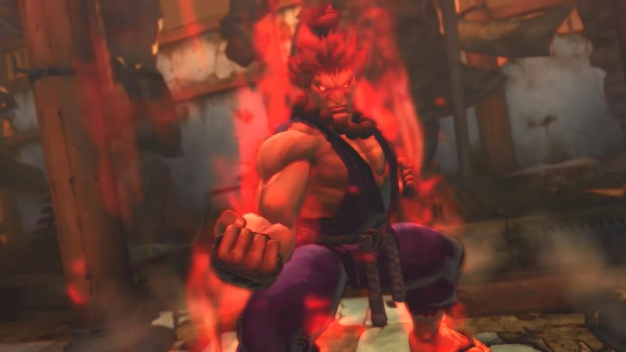 USF4 - Secret Boss Akuma (7 Rounds) - YouTube