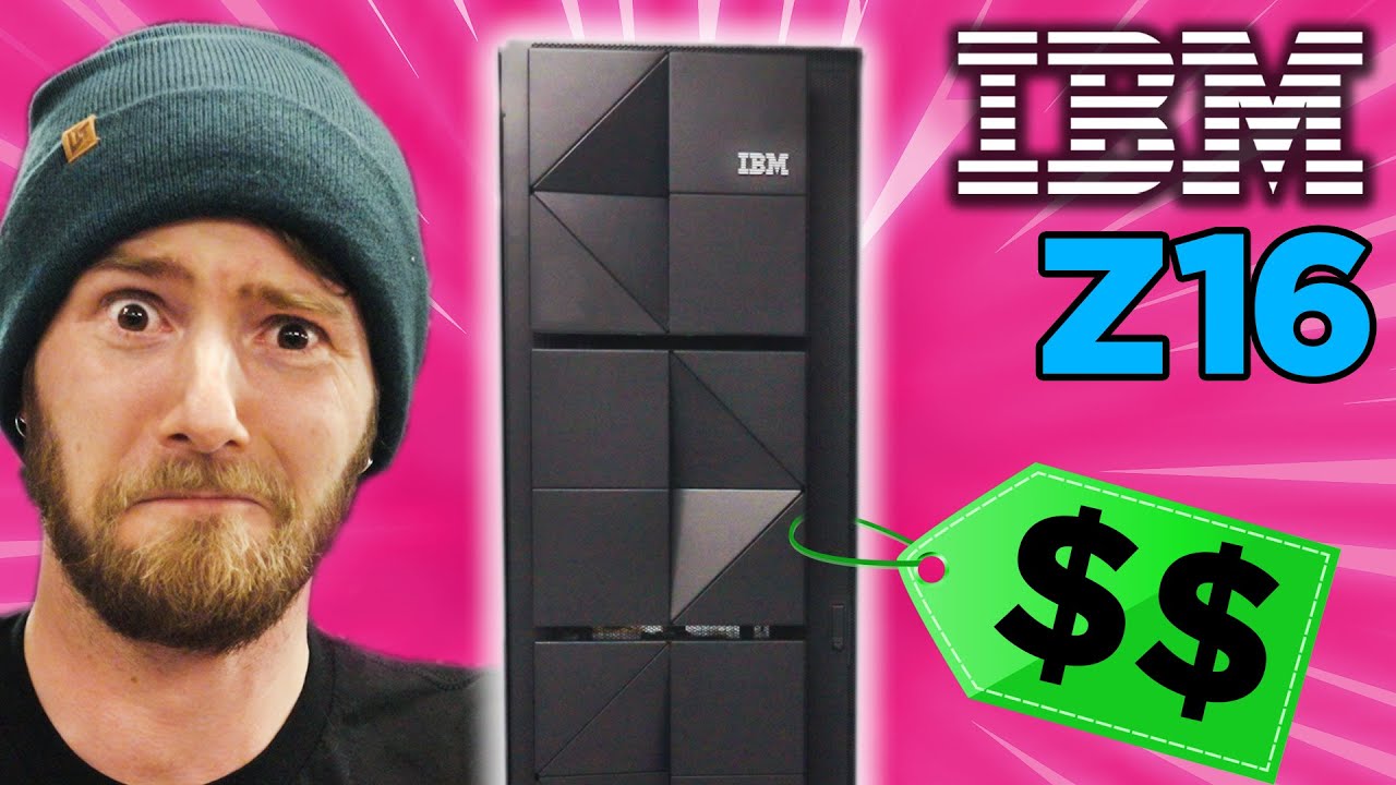 I Tried to Break a Million Dollar Computer - IBM Z16 Facility Tour! - YouTube